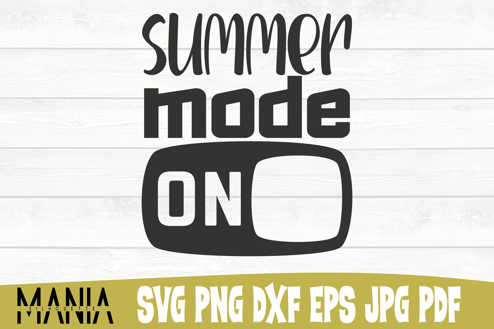 Summer Mode on SVG Summertime Svg Beach Svg Beach Shirt | Etsy