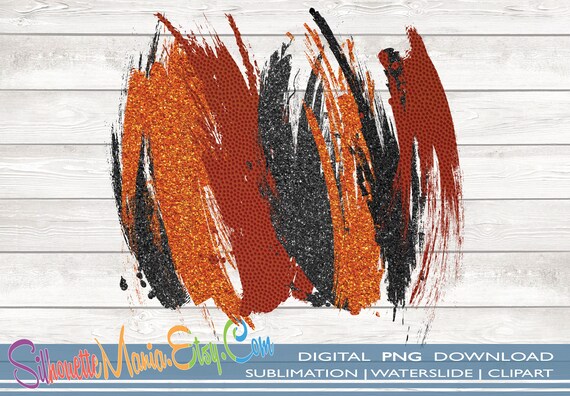 Basketball Brush Strokes PNG Design Basketball Sublimation | Etsy
