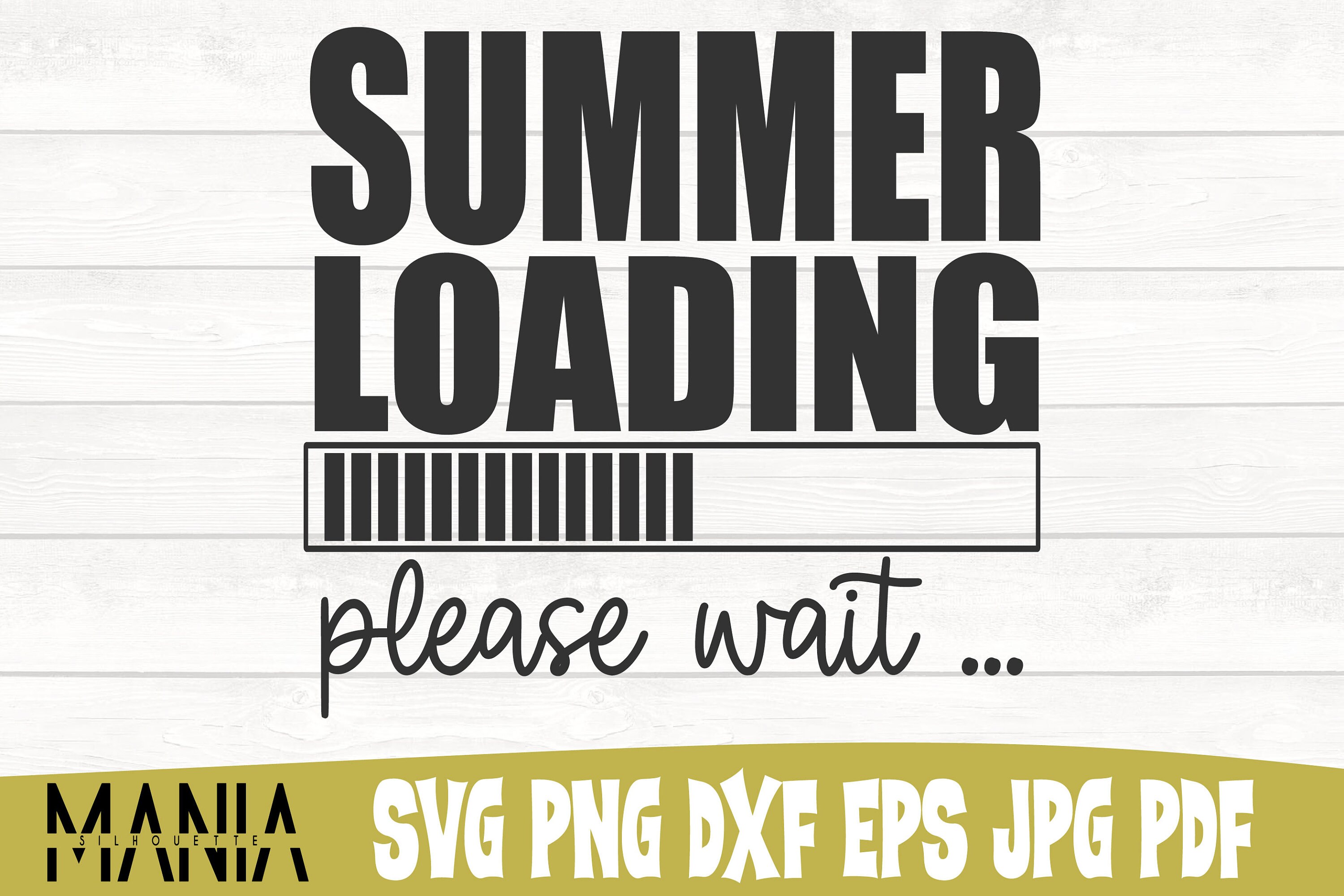 Summer Loading Please Wait SVG Summertime Svg Beach Svg | Etsy