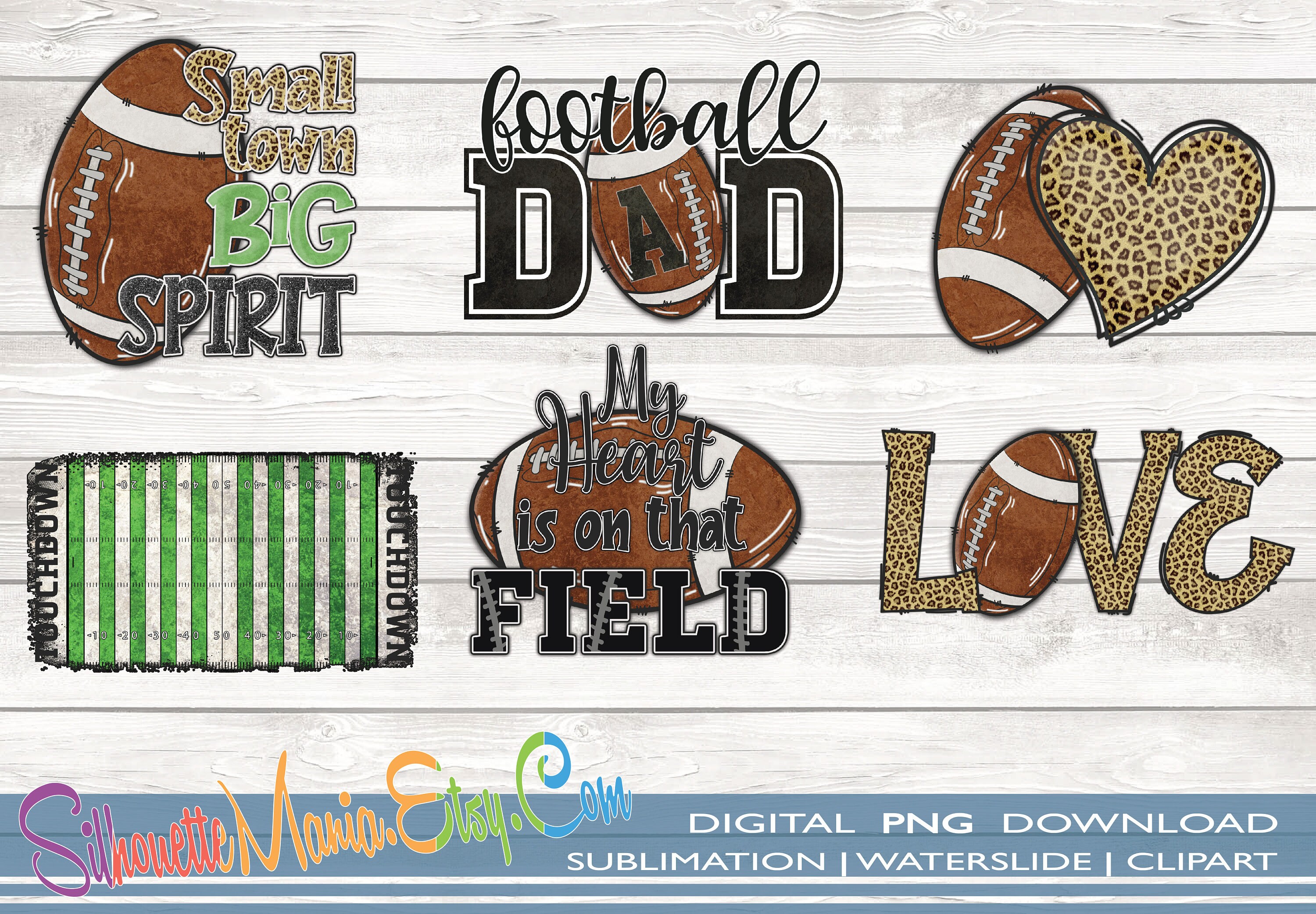 Football Sublimation Bundle 24 PNG Designs Football Shirt - Etsy