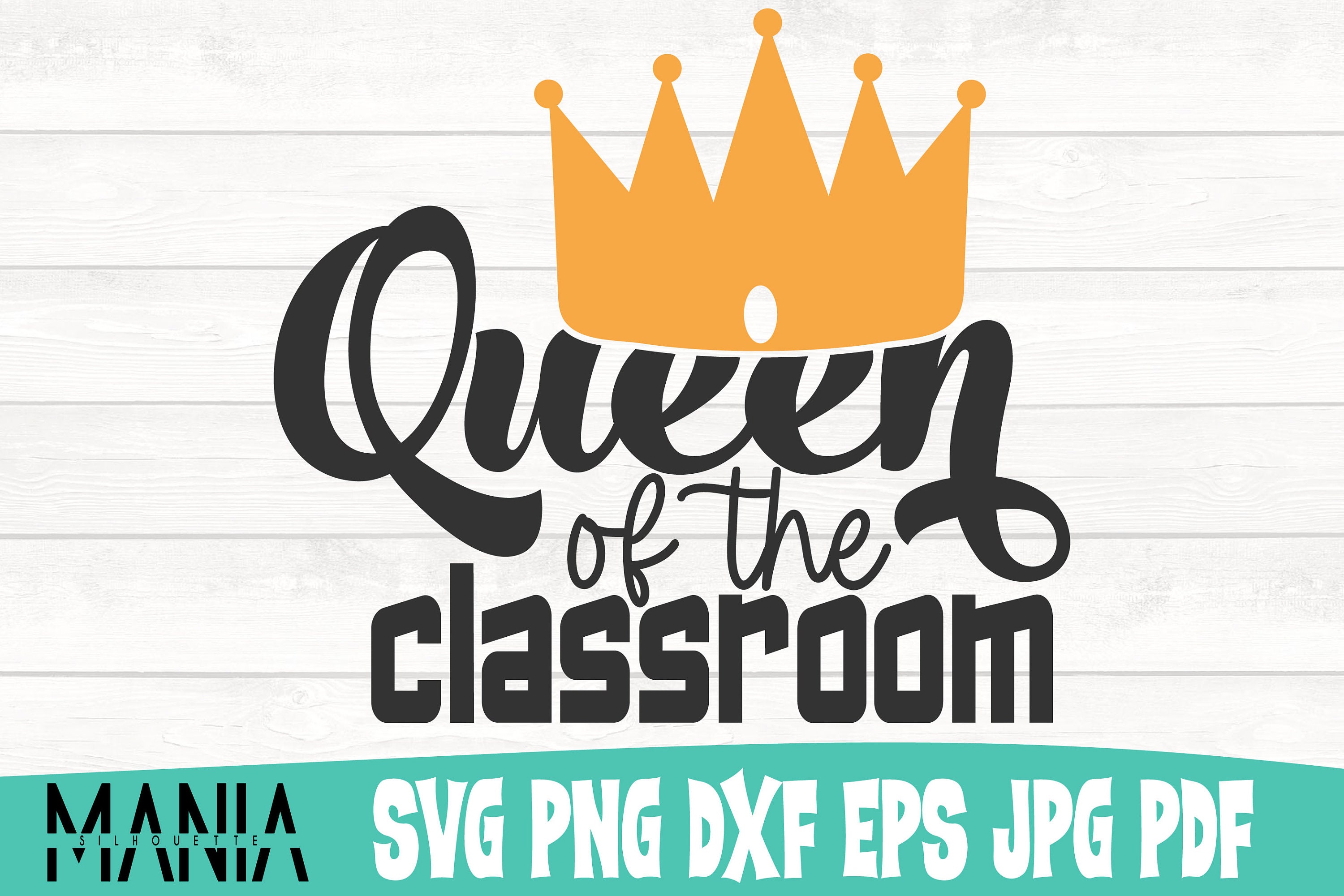 Queen of the Classroom Svg School Svg Teacher Quote Svg - Etsy