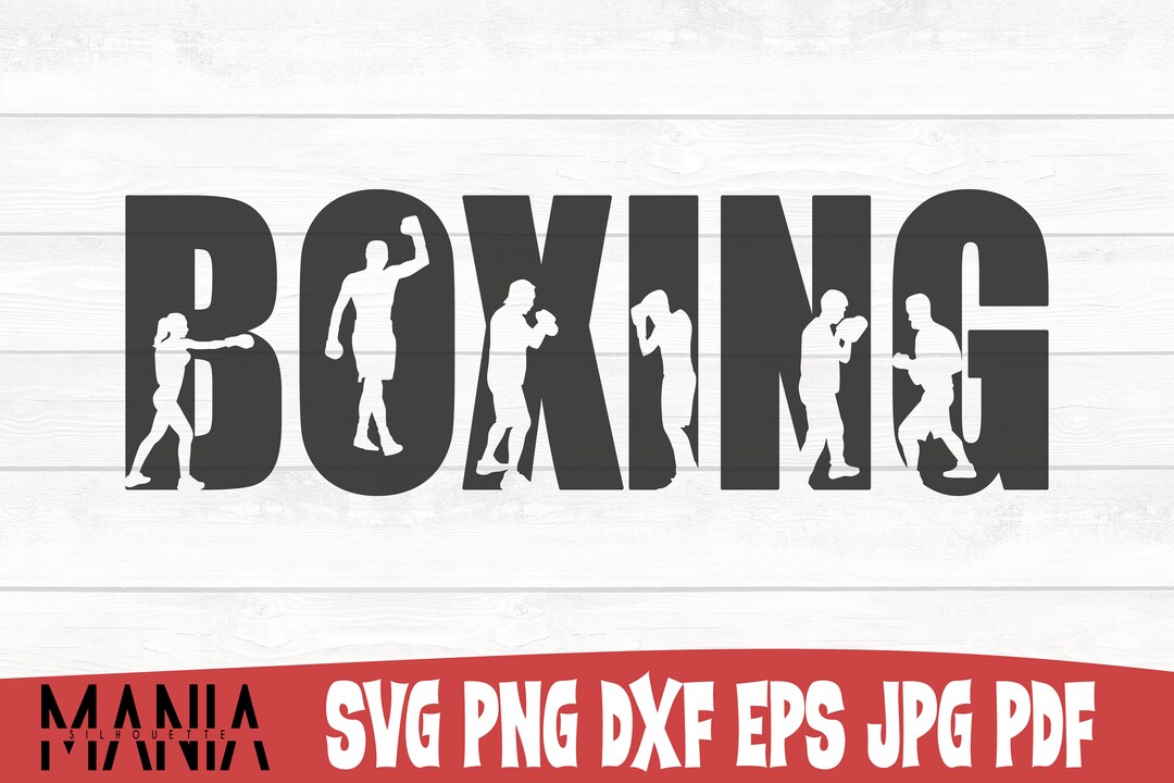 Boxing SVG Cut File, Boxing Shirt SVG, Boxing Silhouette SVG, Boxing ...