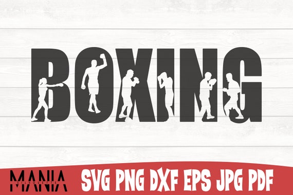 Boxing SVG Cut File Boxing Shirt SVG Boxing Silhouette SVG - Etsy