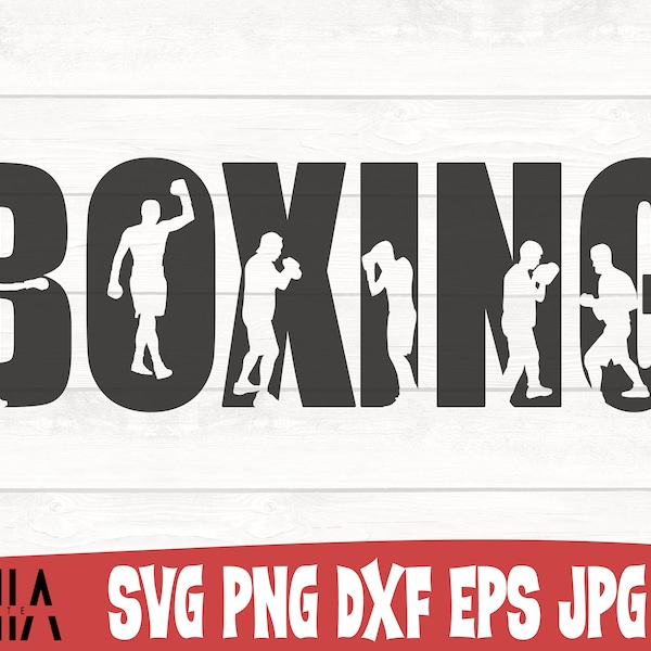 Boxing Svg - Etsy