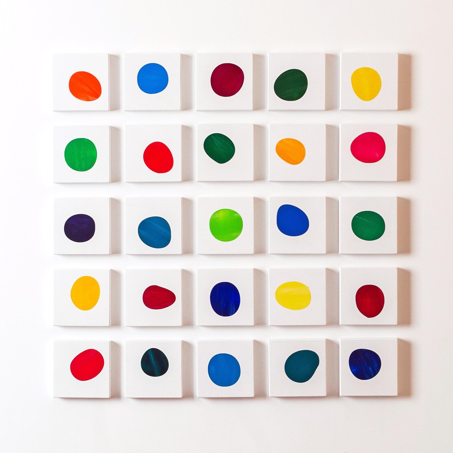Colorful Circle Wood 3D Wall Art - Modern Playroom Maximalist Decor - Etsy