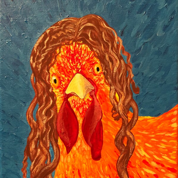 Chicken Van Gogh - Etsy Canada
