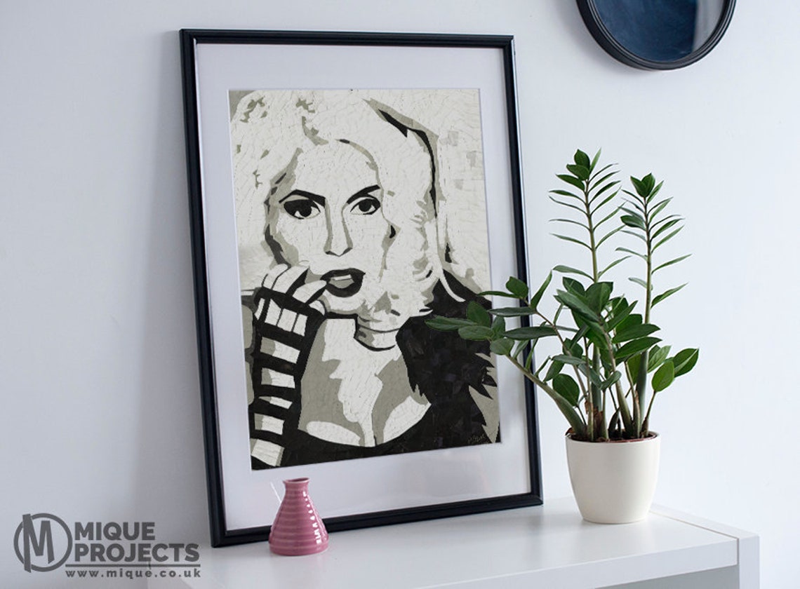 Lady Gaga Poster Handmade Collage Paper Mosaic Unframed Unmounted - Etsy