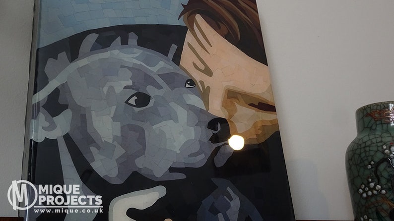 Tom Holland and Tessa Portrait Collage Paper Mosaic Fan - Etsy