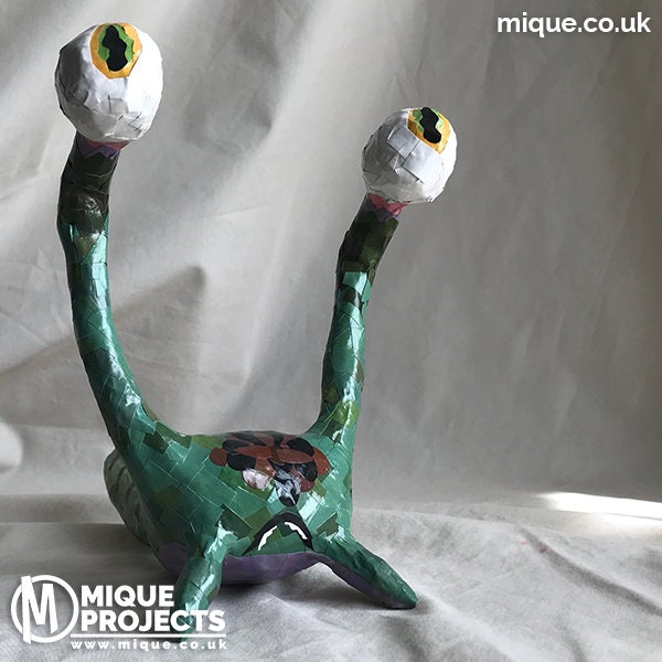 Papier-mâché Figure Rattle Crab - Etsy