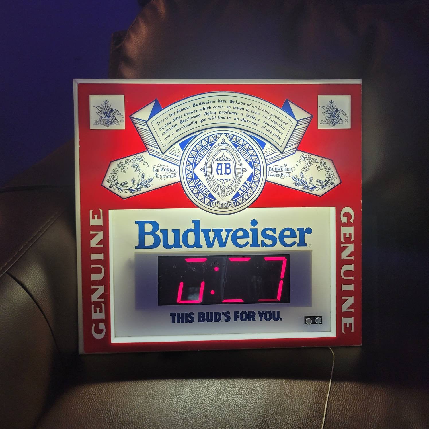 vintage bud light neon sign for sale | View 44 ads