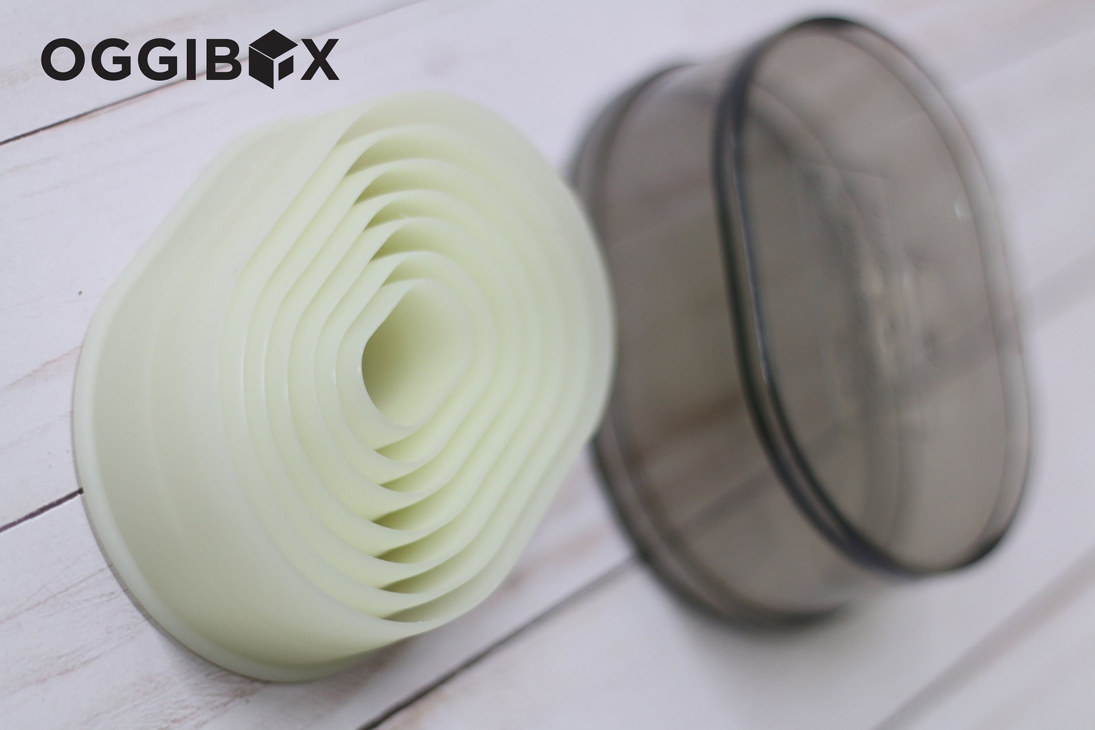 Oggibox 7-piece Oval Nylon Cutter Set Pastry Biscuit Cookie Cutter Cake ...