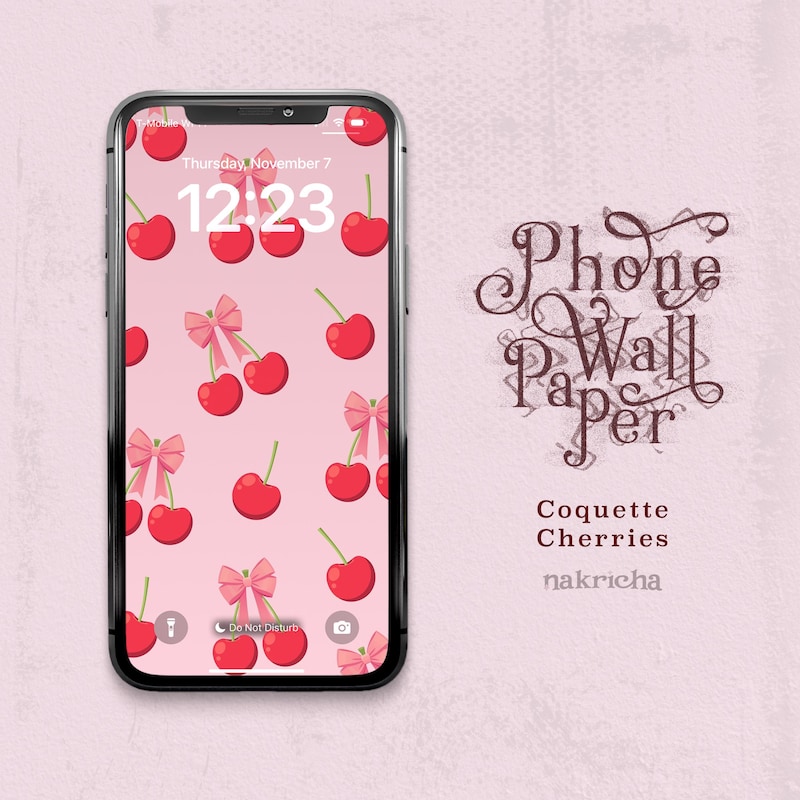 Cherry Wallpaper - Etsy