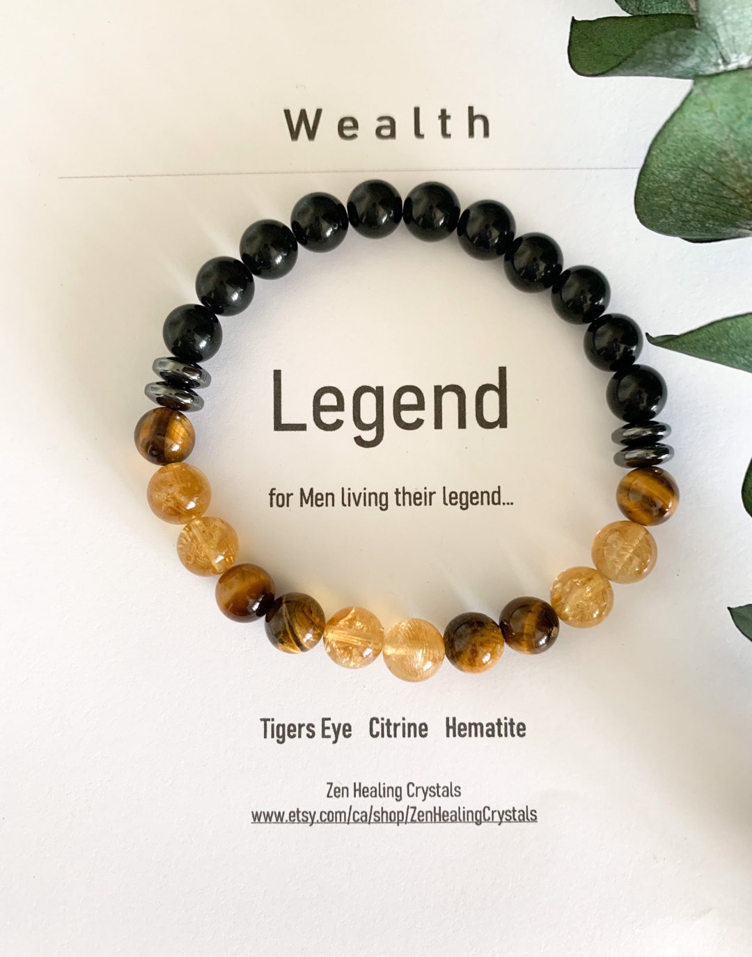 Men's citrine bracelet store