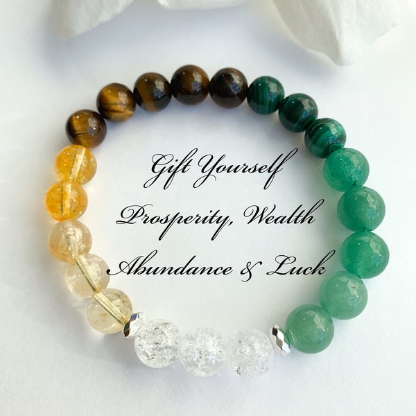 Wealth Prosperity and Abundance Bracelet - Etsy