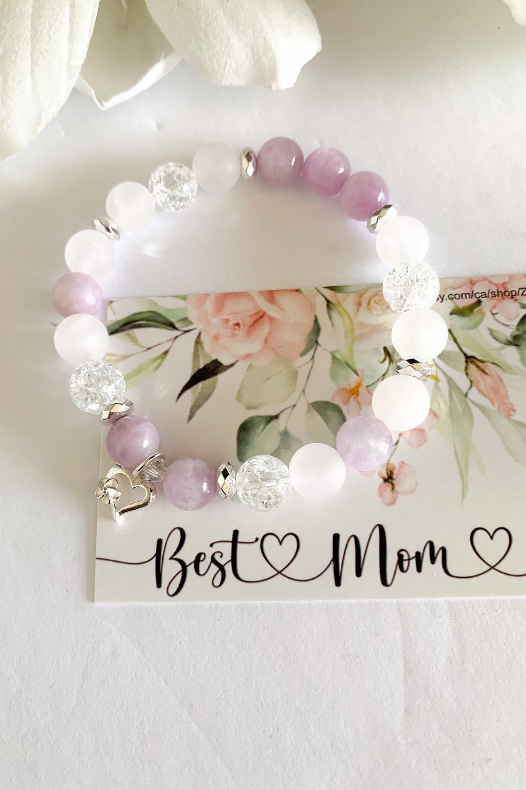 Best Mom Ever, Mom Gift, Mom Crystal Bracelet, Mothers Day, Gift for ...