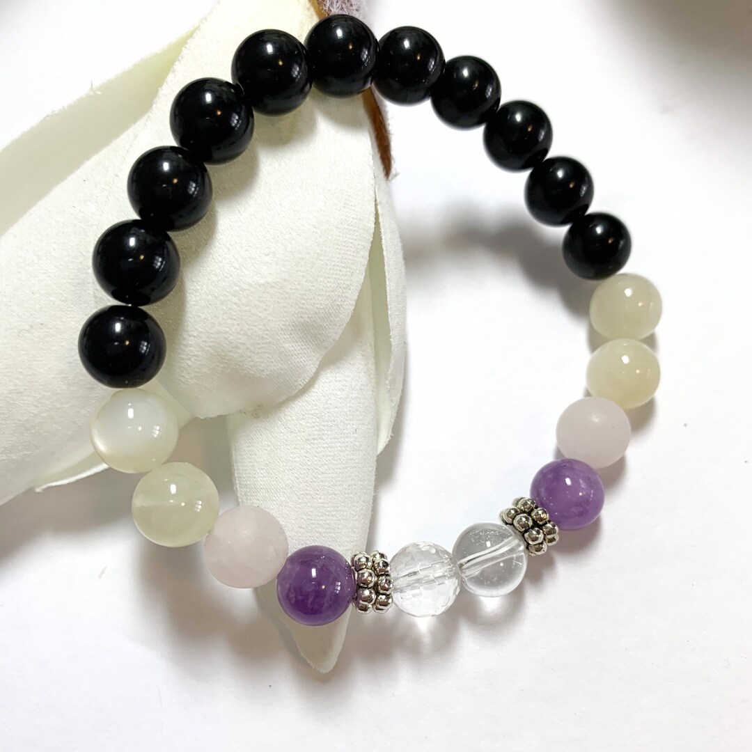 Grief & Loss Bracelet, Sympathy Gift of Grief Healing Crystals, Grief ...