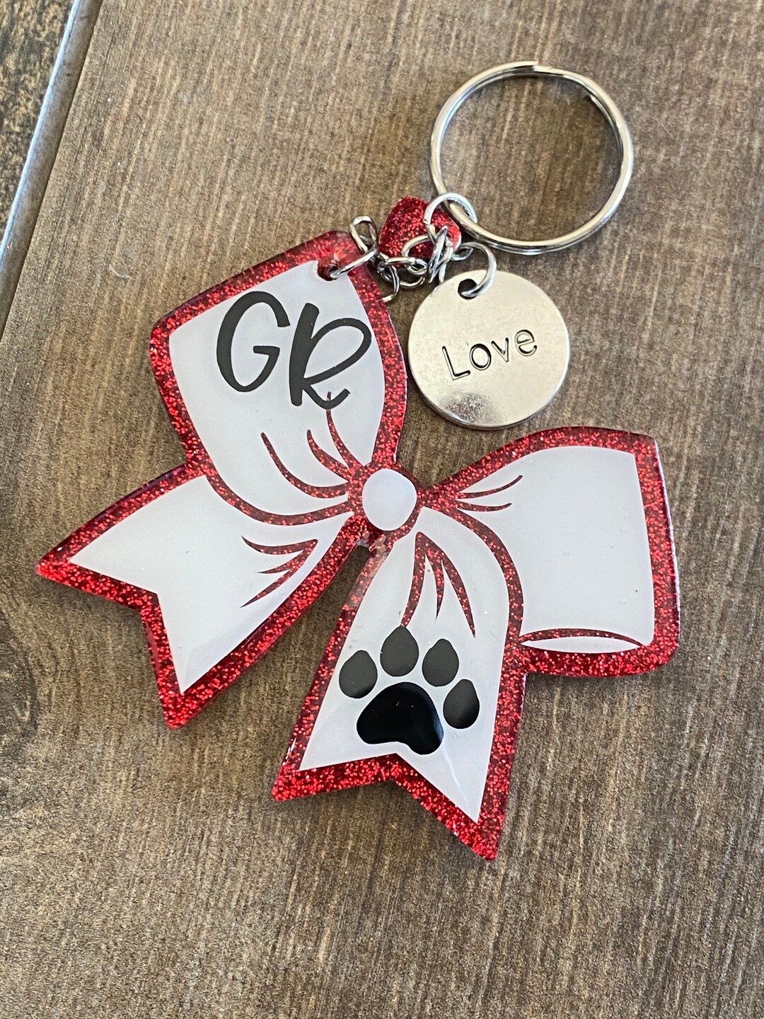 Cheer Bow Bag Tag/ C - Etsy