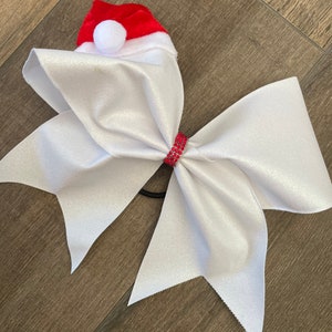 Santa Baby Cheer Bow, Christmas Cheer Bow, Cheer Bow, Cheer, Bow, Team ...