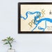 May River-bluffton-brighton Beach, SC 3D Wood Map | Cabin Decor - Lake ...