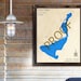 Jose Lake, Michigan 3D Wood Map | Cabin Decor - Lake House Décor ...