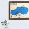 Monomonac Lake, New Hampshire 3D Wood Map Lake House Décor Cabin Decor ...