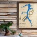 Lake Asbury FL 3D Map Custom Nautical Map Unique Cabin - Etsy