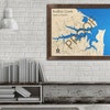 Prairie Lake, MN 3D Wood Map | Custom Nautical Map, Cabin Decor, Lake ...