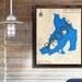 Lake Mahopac New York 3D Wood Map Cabin Decor Lake House - Etsy