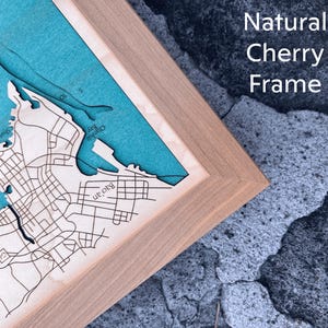 Big Stone Lake, SD 3D Wood Map | 3D Depth Map, Cabin Decor, Lake House ...