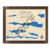 Mayhew Lake, MN 3D Wood Map | Custom Nautical Map, Cabin Decor, Lake ...