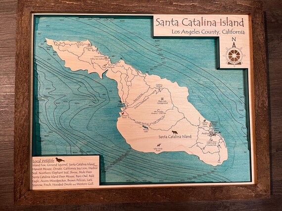 Mapa De La Isla Catalina California StepMap Baja California