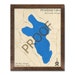 Windover Lake, MI 3D Wood Carved Map | Custom Nautical Map, Cabin Decor ...