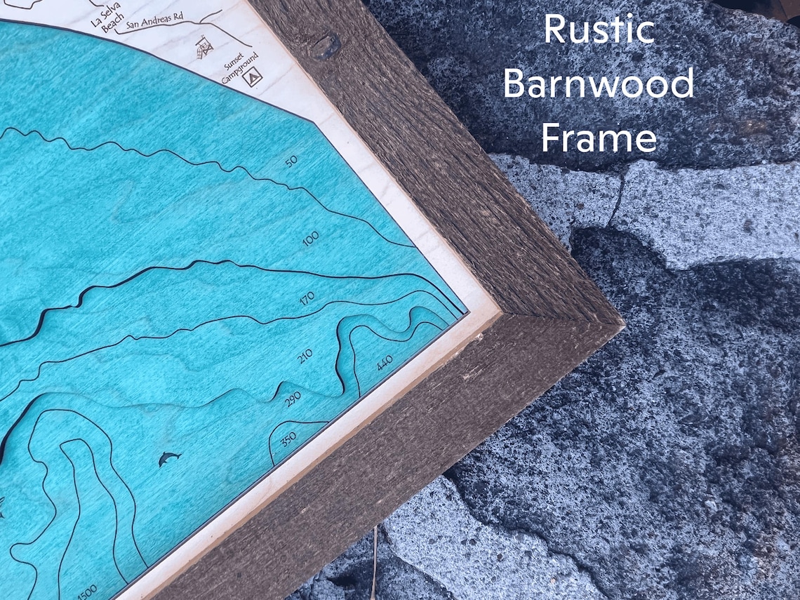 Nepco Lake, WI 3D Wood Map | Custom Cabin Decor - Lake House Décor ...