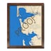 Grays Harbor Willapa Bay WA 3D Wood Map 3D Depth Map - Etsy