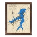 Cotile Lake, Louisiana 3D Wood Map | Custom Nautical Map, Cabin Decor ...