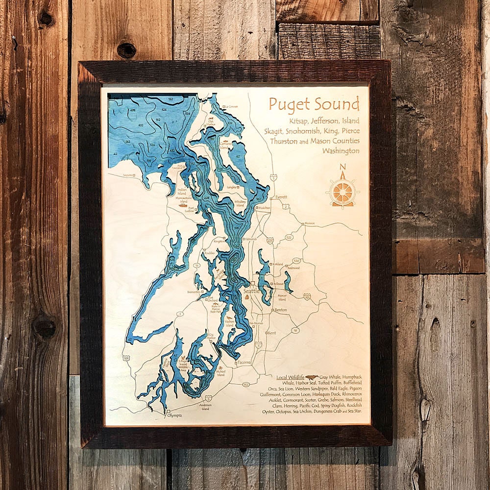 Puget Sound Crabbing Map