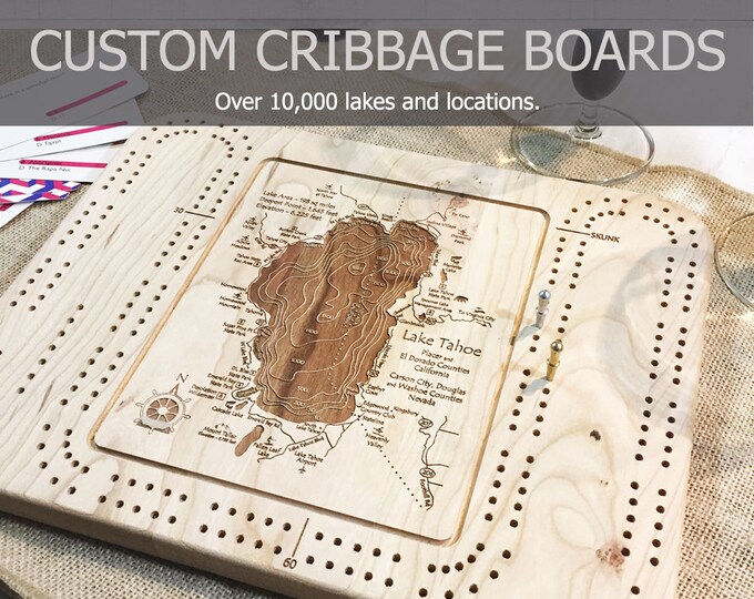 Personalized Cribbage Board | Custom Nautical Cribbage Boards | 10,000 ...