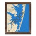 Ocean City - Assawoman Bay MD 3D Map | Custom Nautical Wood Map, Cabin ...