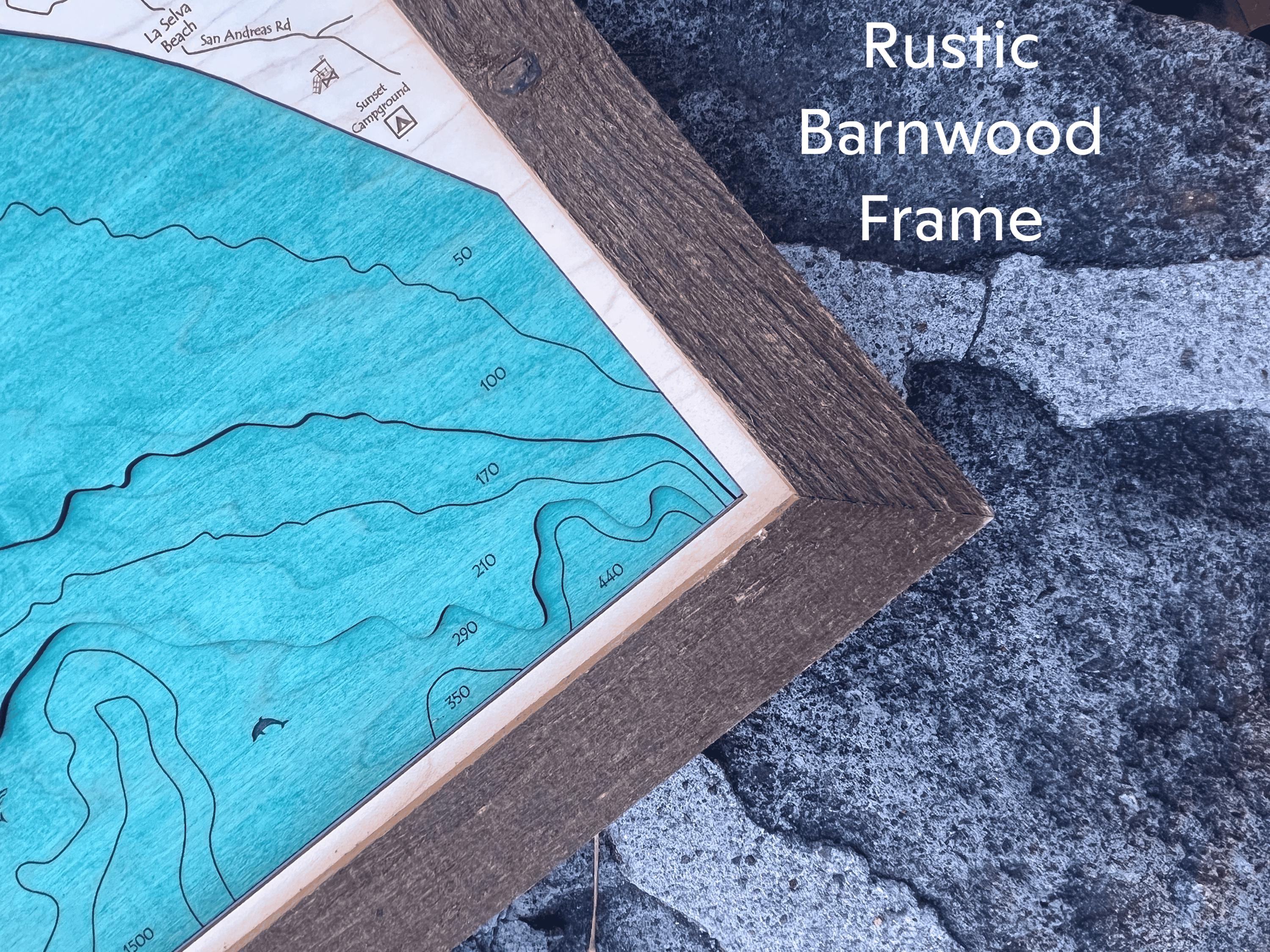 Portage Chain, MI 3D Wood Carved Map | Custom Nautical Map, Cabin Decor ...