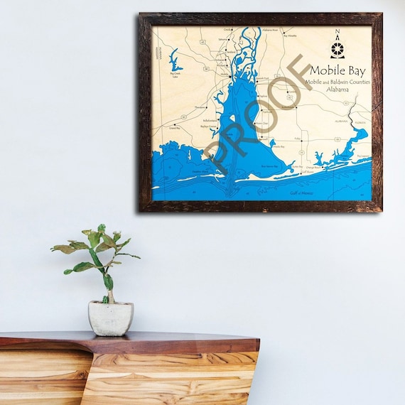 Mobile Alabama Topographic Map