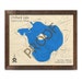 Orchard Lake, MI 3D Wood Map | Custom Nautical Map, Cabin Decor, Lake ...