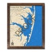Assawoman Bay - Ocean City, 3D Map | Custom Nautical Wood Map, Cabin ...
