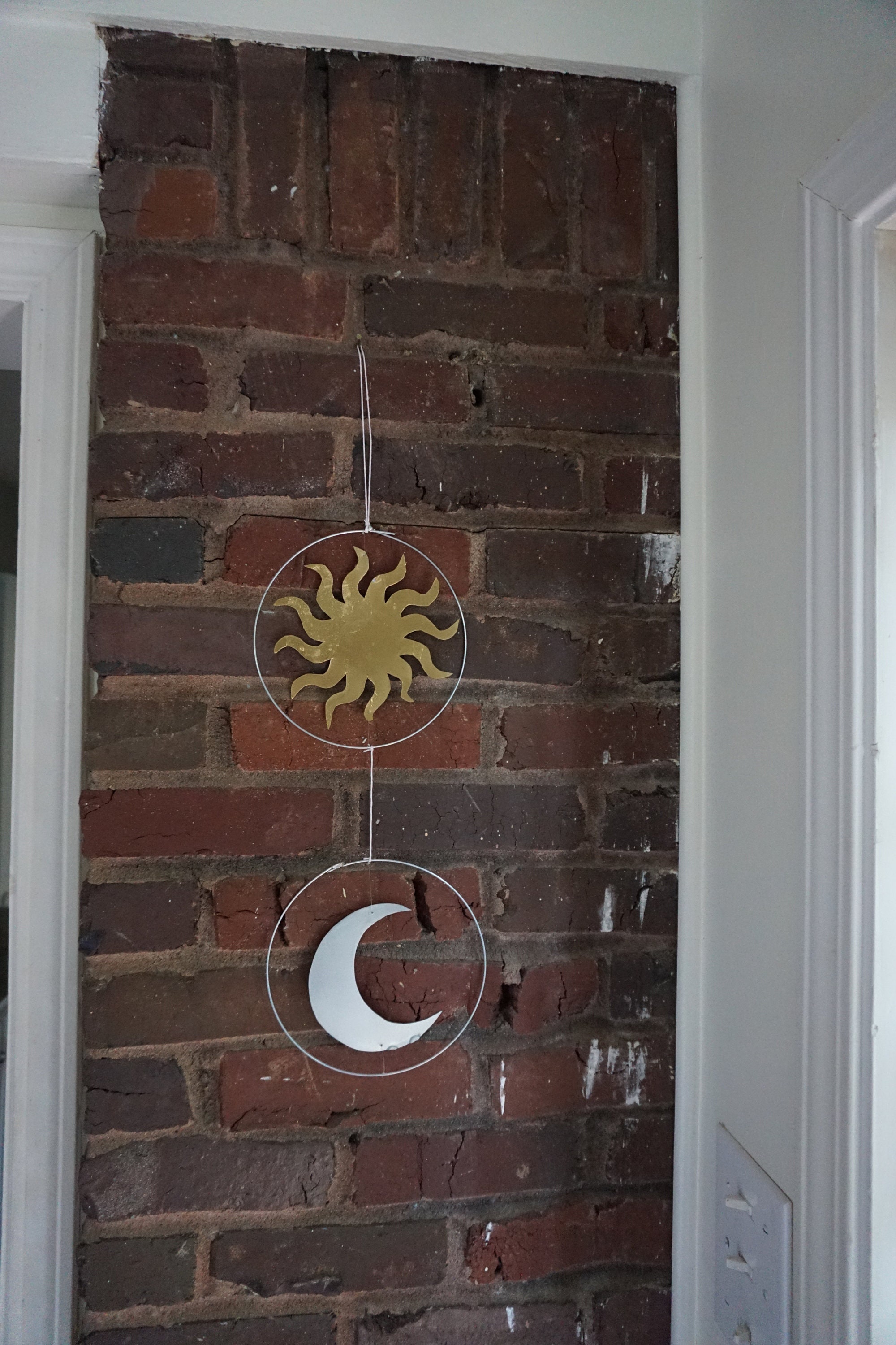 Sun & Moon Wall Decor Sun Moon Wall Hanging Sun Moon - Etsy
