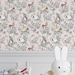 Boho Woodland Nursery Wallpaper - Cute Animals Wall Decor - Forest ...