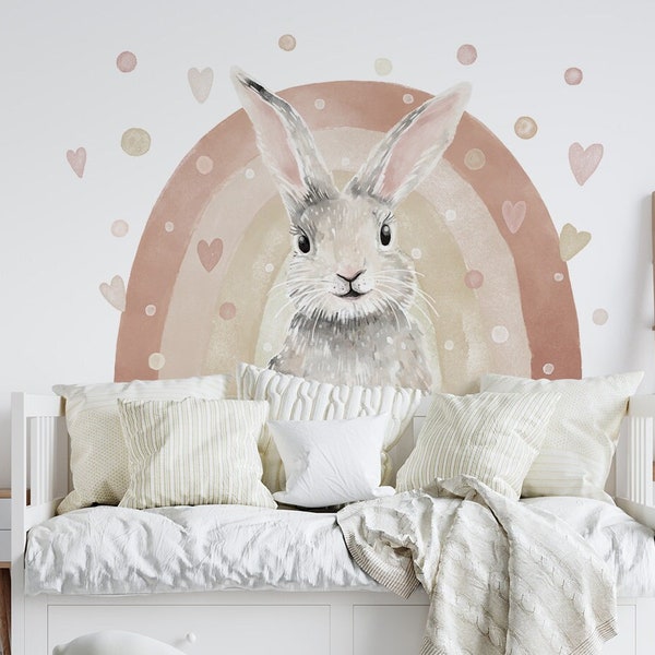 Bunny Wall Decal - Etsy