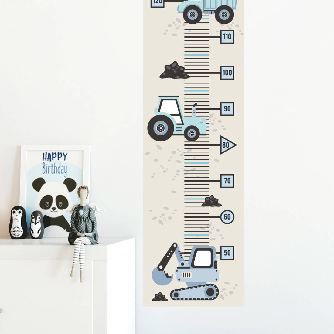 Metric Height Chart Wall Decal for Boys Measurement Chart - Etsy