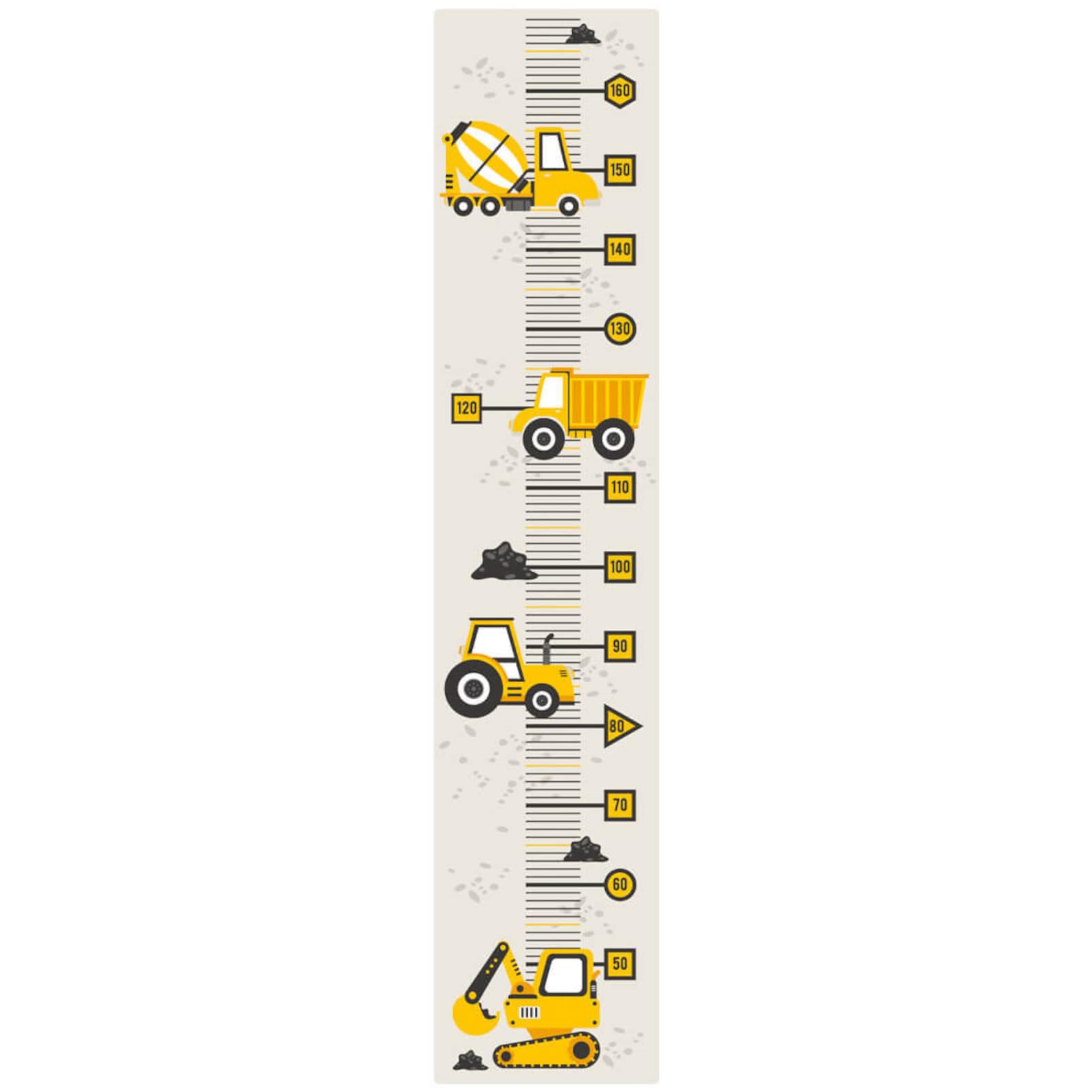 Metric Height Chart Wall Decal for Boys Measurement Chart - Etsy