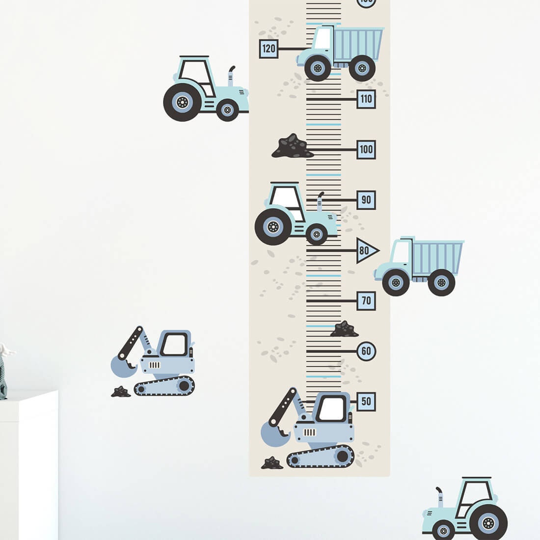 Metric Height Chart Wall Decal for Boys Measurement Chart - Etsy