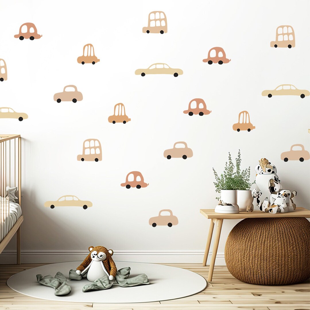 Cars Wall Decal / Cars Wall Sticker / Wall Decals for Boy / Car Nursery ...