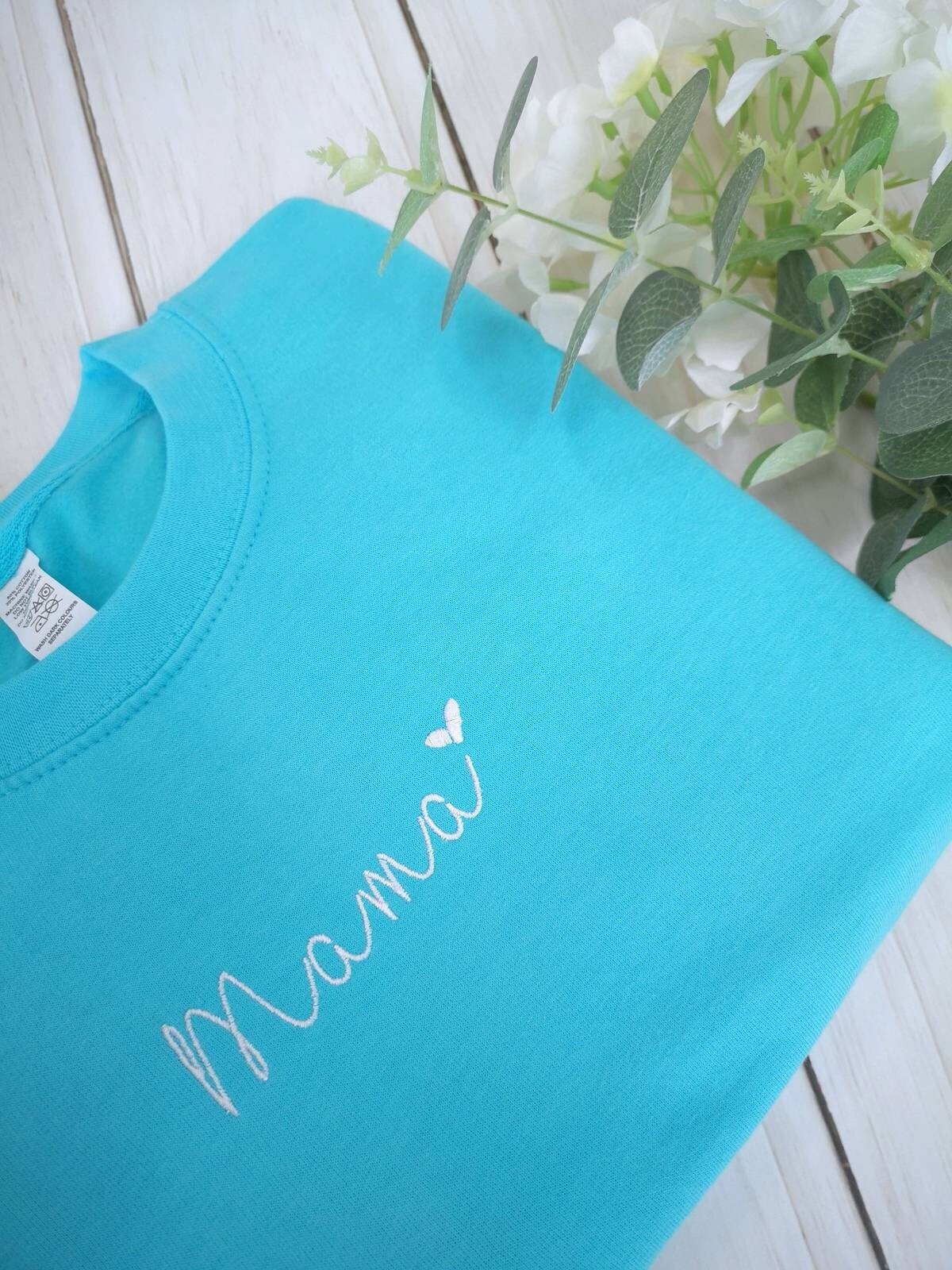 Mama sweater / embroidered design / jumper / top / loungewear | Etsy